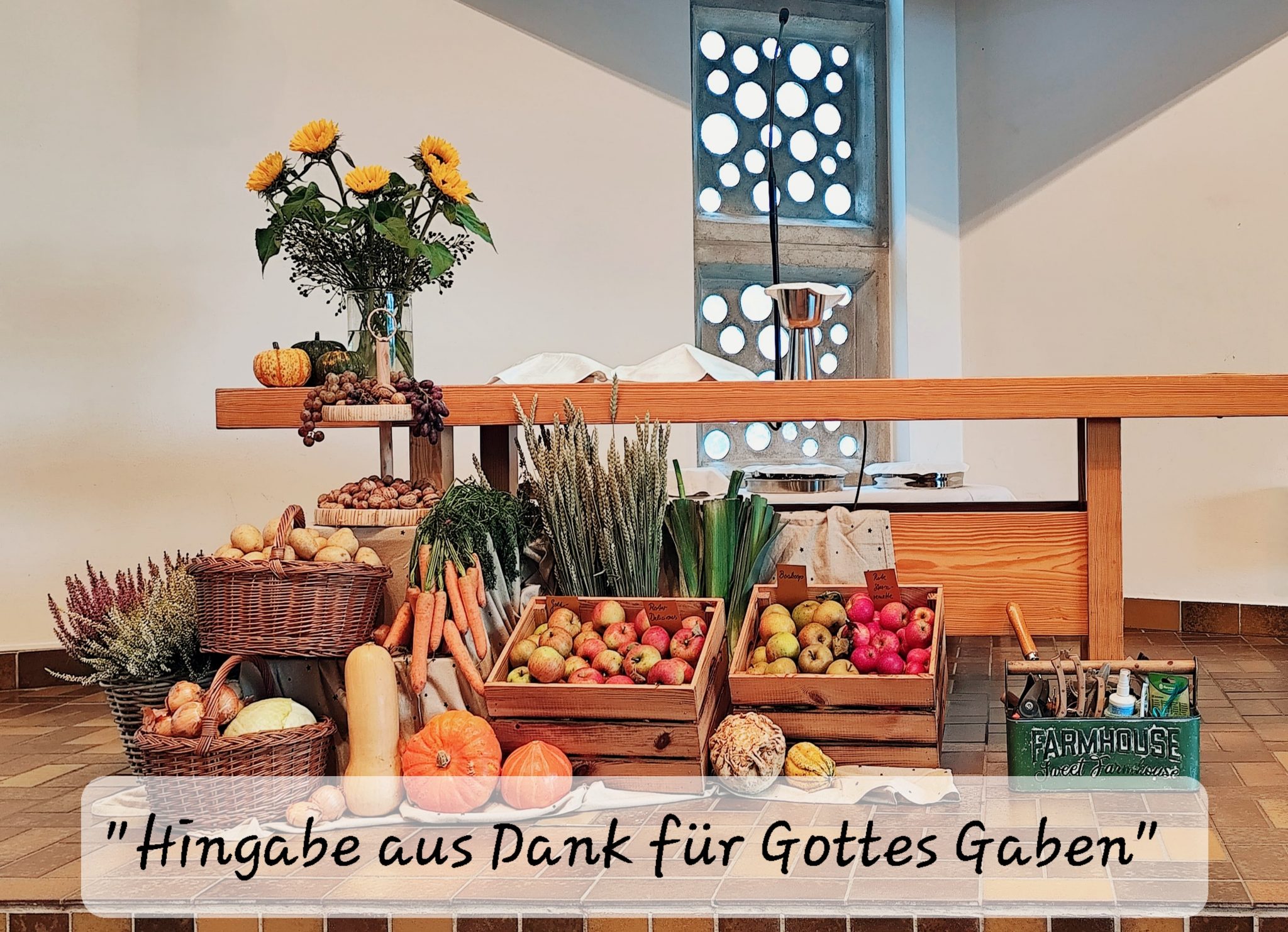 „Hingabe aus Dank für Gottes Gaben“ – S. Holmer – Friedenskirche ...